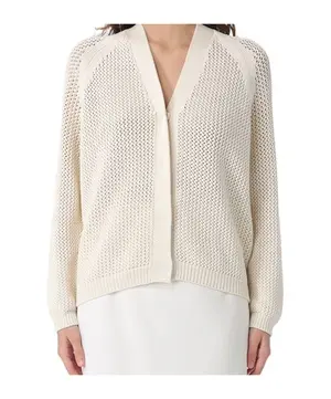 Max Mara V-neck Long-sleeved Knitted Sweater