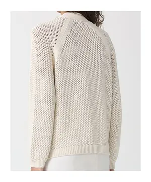 Max Mara V-neck Long-sleeved Knitted Sweater