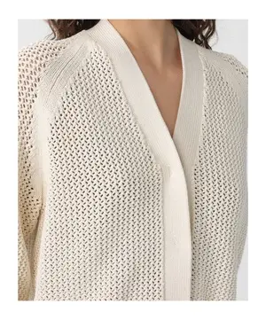 Max Mara V-neck Long-sleeved Knitted Sweater