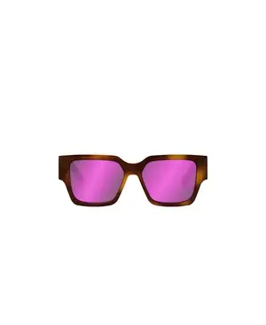 Dior Logo Rectangle Sunglasses - Purple
