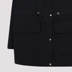 Moncler Gaillon Hooded Parka Jacket - Midnight Blue