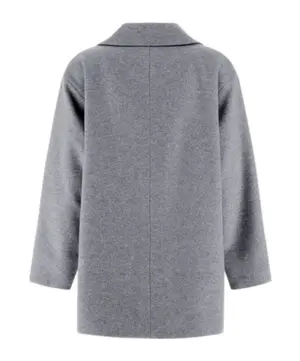 Herno Double-breasted Coat With Notched Lapel And Quilted Lining