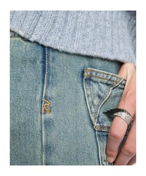 Zadig&Voltaire Evy Straight-leg Jeans - Light Blue