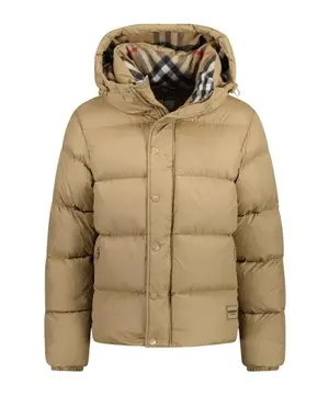 Burberry Quilted Down Jacket With Hood