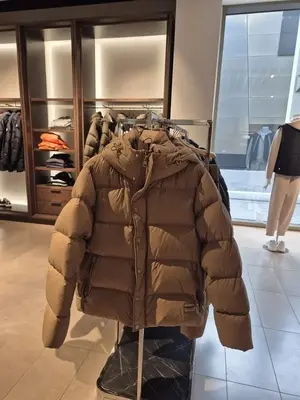 Burberry Quilted Down Jacket With Hood