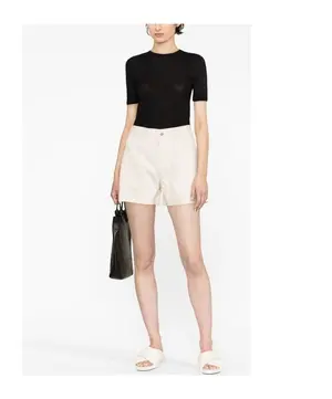 JIL SANDER Logo Printed Crewneck T-shirt - Black