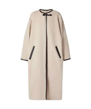 Isabel Marant Étoile Long Sleeve Jacket With Leather Trim