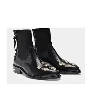 Toga Chelsea Boots With Embellished Detailing