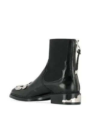 Toga Chelsea Boots With Embellished Detailing