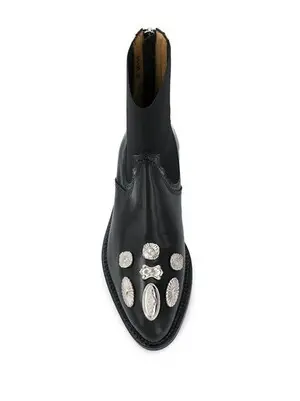 Toga Chelsea Boots With Embellished Detailing