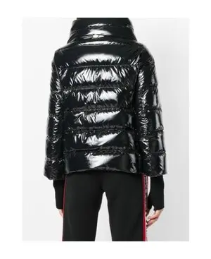 Herno Glove Detailed Down Jacket With Logo