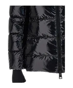 Herno Glove Detailed Down Jacket With Logo