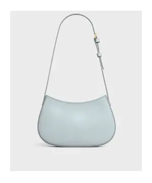 Celine Medium Tilly Bag In Shiny Calfskin - Ice Blue