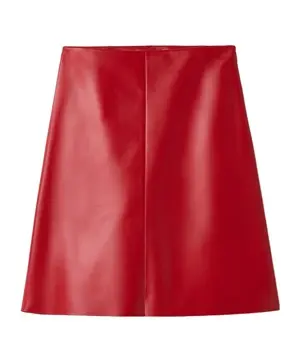 Red A-line Skirts