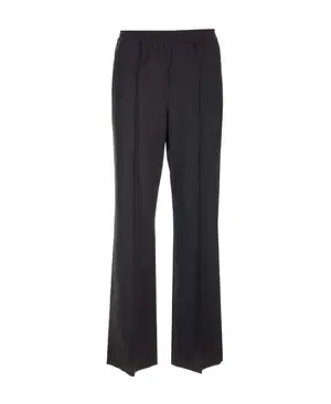 Loewe High Waisted Straight-leg Trousers - Black