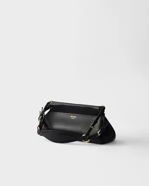 Prada Enchainé Medium Shoulder Bag - Black