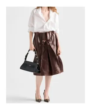 Prada Enchainé Medium Shoulder Bag - Black