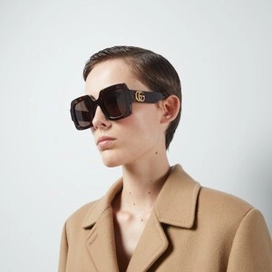 Gucci Square Frame Sunglasses - Green