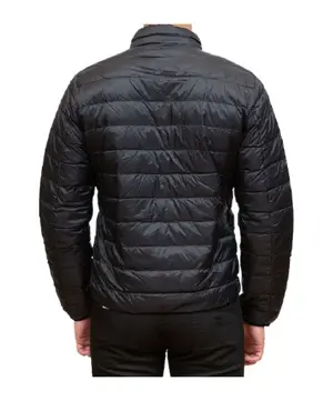 EA7 Quilted Puffer Jacket With Logo Detail
