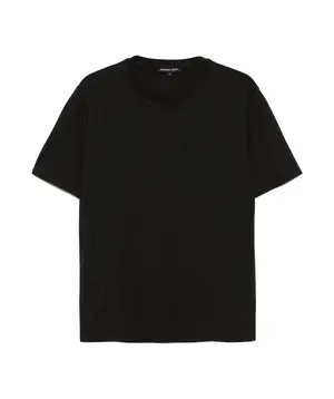 Michael Kors Logo-embossed T-shirt - Black