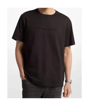 Michael Kors Logo-embossed T-shirt - Black