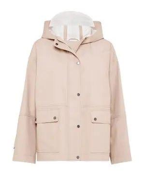 Brunello Cucinelli Water-resistant Canvas Jacket - Nude