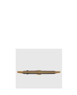 Gucci Gg Plaque Marmont Chain Detailed Belt