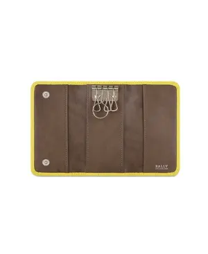 Bally Logo Detail Key Holder - Yellow