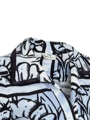 Fendi Short Sleeve Printed Dress