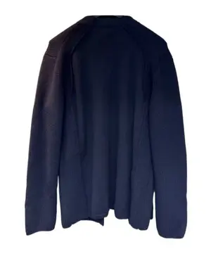 Comme Des Garçons Long Sleeved Knitted Cardigan - Black