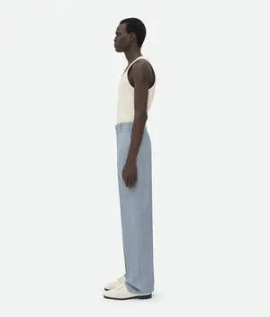 Bottega Veneta Embroidered Detailed Straight-leg Pants