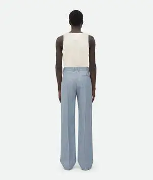 Bottega Veneta Embroidered Detailed Straight-leg Pants