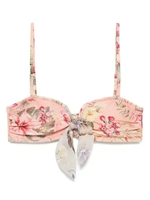 Zimmermann Coco Scarf Tie Bikini Top