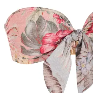 Zimmermann Coco Scarf Tie Bikini Top
