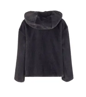Herno Shearling Drawstring Hooded Coat