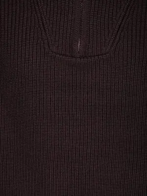 Officine Générale Half-zip High Collar Knitwear