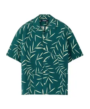 Jacquemus Leaf Printed Short-sleeved Shirt