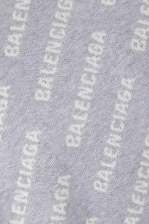 Balenciaga Allover Logo Knit Jumper