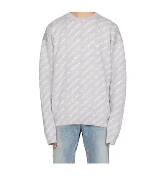 Balenciaga Allover Logo Knit Jumper