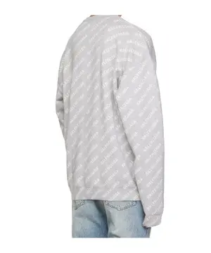 Balenciaga Allover Logo Knit Jumper