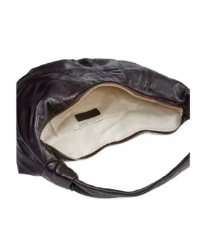 LEMAIRE Croissant Knot Shoulder Bag - Dark Chocolate