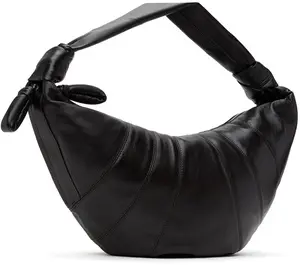LEMAIRE Croissant Knot Shoulder Bag - Dark Chocolate