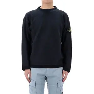Stone Island Logo Patch Crewneck Jumper