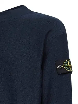 Stone Island Logo Patch Crewneck Jumper