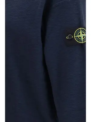 Stone Island Logo Patch Crewneck Jumper
