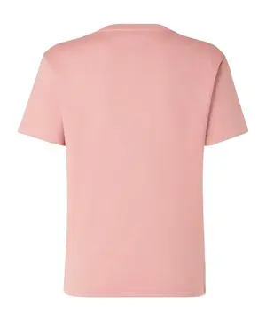 Fendi Logo Printed Crewneck T-shirt - Pink