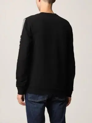 EA7 Logo Print Crewneck Sweatshirt