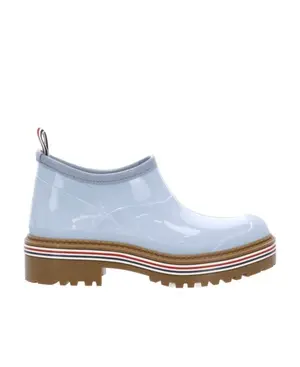 Thom Browne Round Toe Slip-on Boots - Blue
