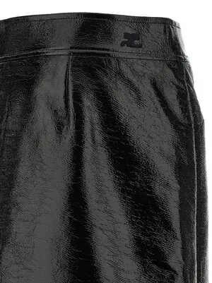 COURREGES Courrèges Zipped Midi Skirt