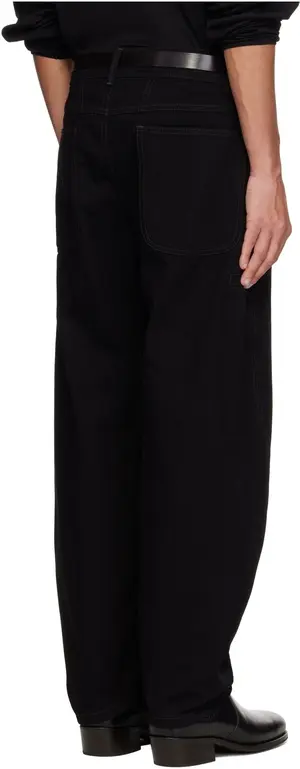 LEMAIRE Twisted Workwear Pants - Black
